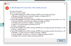 A fatal javascript error occurred Discord: как исправить