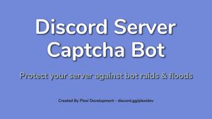 Discord Server Captcha bot: как добавить, почему не работает